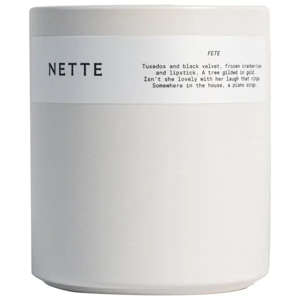 NETTE Fete Candle 2 Wick Candle - One-color