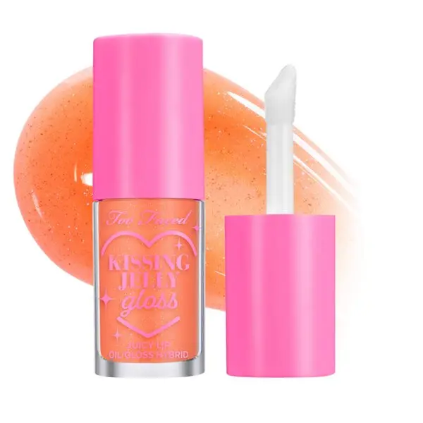 TOO FACED Kissing Jelly Non-sticky Lip Oil Gloss - Peach Rings