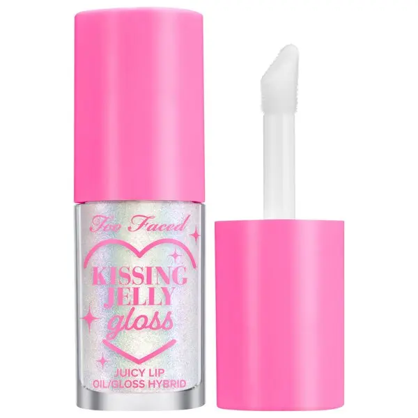 TOO FACED Kissing Jelly Non-sticky Lip Oil Gloss - Strawberry Frosting