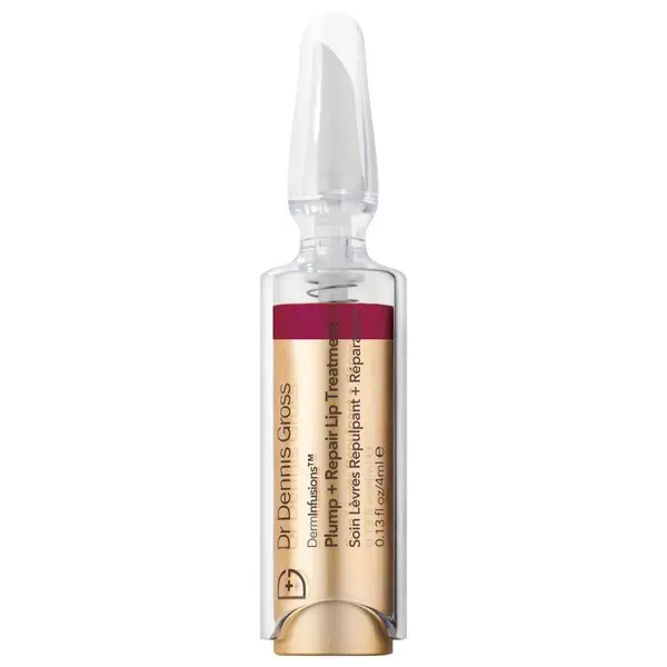 DR. DENNIS GROSS SKINCARE Derminfusions Plump + Repair Lip Treatment With Hyaluronic Acid - Berry - Deep Red Purple