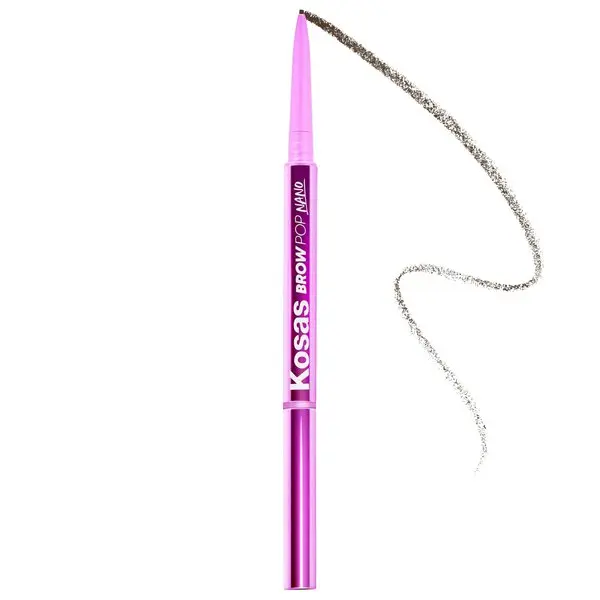 KOSAS Brow Pop Nano Ultra-fine Detailing + Feathering Eyebrow Pencil - Brown Black