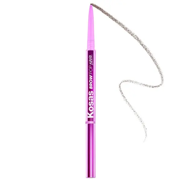 KOSAS Brow Pop Nano Ultra-fine Detailing + Feathering Eyebrow Pencil - Medium Brown