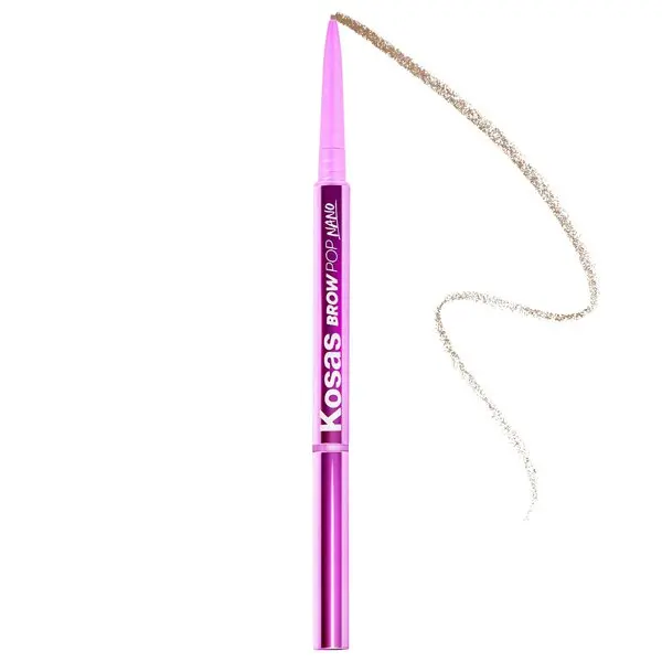 KOSAS Brow Pop Nano Ultra-fine Detailing + Feathering Eyebrow Pencil - Soft Brown
