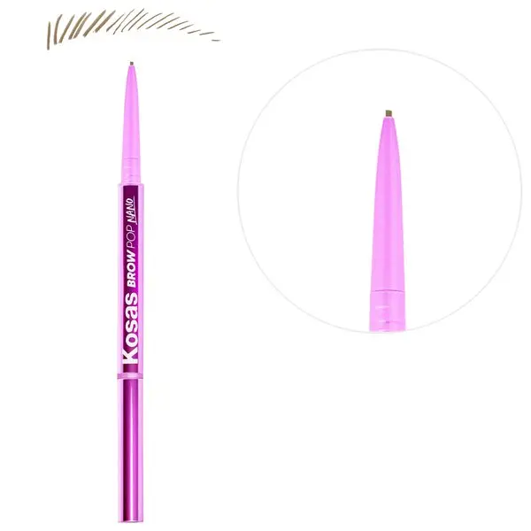 KOSAS Crayon À Sourcils Ultra-fin Estompeur Brow Pop Nano - Taupe