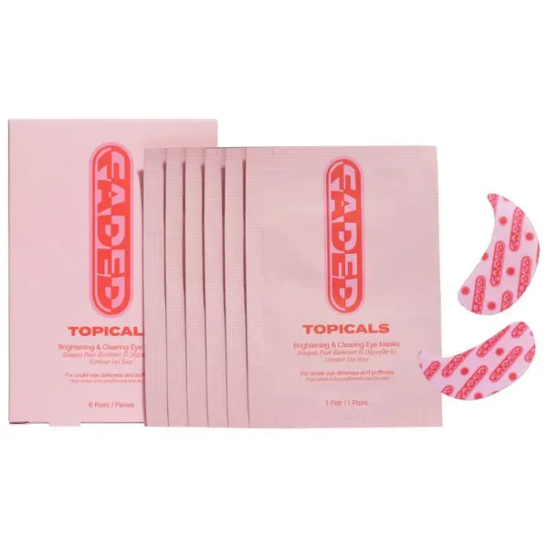 TOPICALS Faded Under Eye Brightening & Clearing Eye Masks - One-color