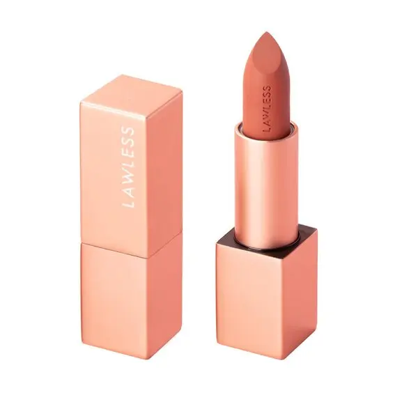 LAWLESS Forget The Filler Lip-plumping Line-smoothing Satin Cream Lipstick - Cookie
