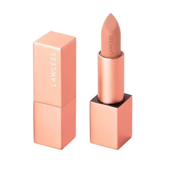 LAWLESS Forget The Filler Lip-plumping Line-smoothing Satin Cream Lipstick - Fawn