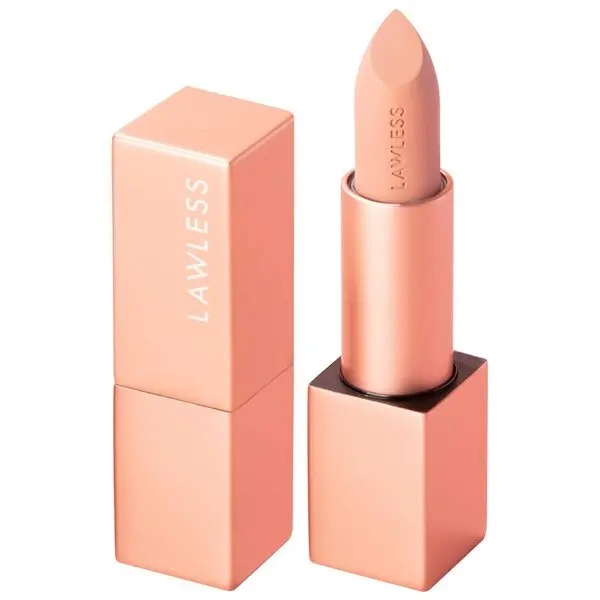 LAWLESS Forget The Filler Lip-plumping Line-smoothing Satin Cream Lipstick - Platinum