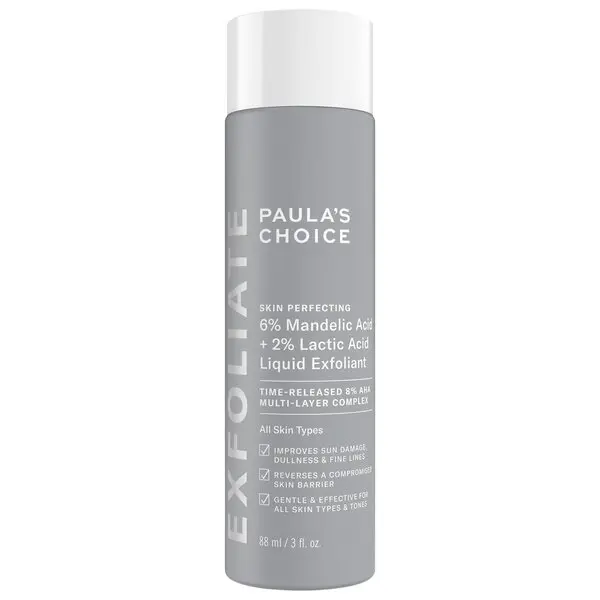 Paula'S Choice 6% Mandelic Acid + 2% Lactic Acid Aha Liquid Exfoliant For Dark Spots, Textured Skin - One-color