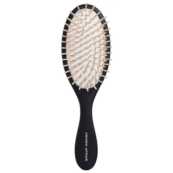 CROWN AFFAIR The Wooden Detangling Hair Brush No. 002 For All Hair Types - One-color