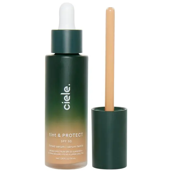 CIELE Tint & Protect Medium Coverage Serum Foundation With Spf 50 - 07 Tan