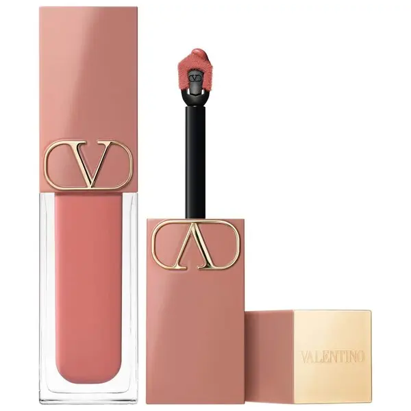 Valentino Garavani Liquirosso 2 In 1 Soft Matte Liquid Lipstick & Blush - 109r  Catch Me If You Can