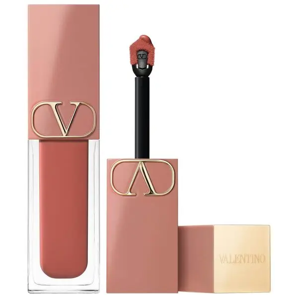 Valentino Garavani Liquirosso 2 In 1 Soft Matte Liquid Lipstick & Blush - 110a  Into The Nude