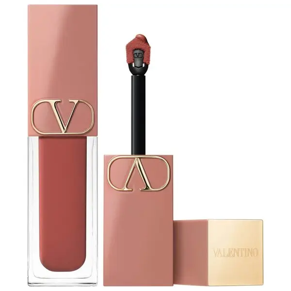 Valentino Garavani Liquirosso 2 In 1 Soft Matte Liquid Lipstick & Blush - 151r  Nude In Motion
