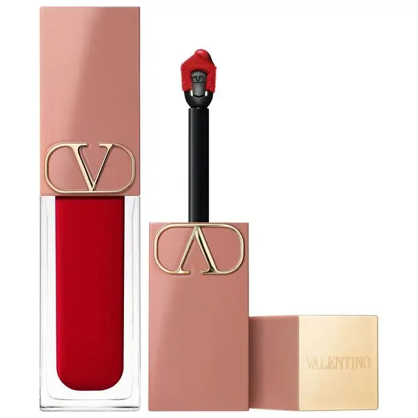 Valentino Garavani Liquirosso 2 In 1 Soft Matte Liquid Lipstick & Blush - 22a  Rosso Valentino