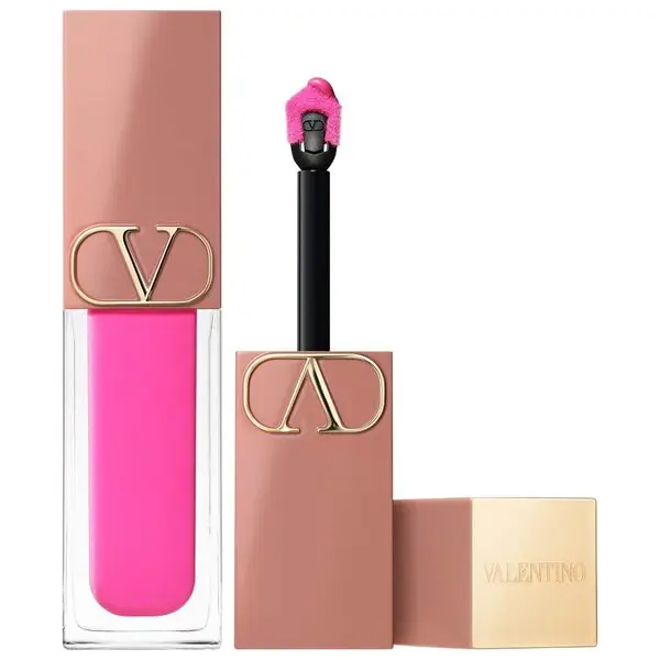 Valentino Garavani Liquirosso 2 In 1 Soft Matte Liquid Lipstick & Blush - 302r  Pink Is Punk