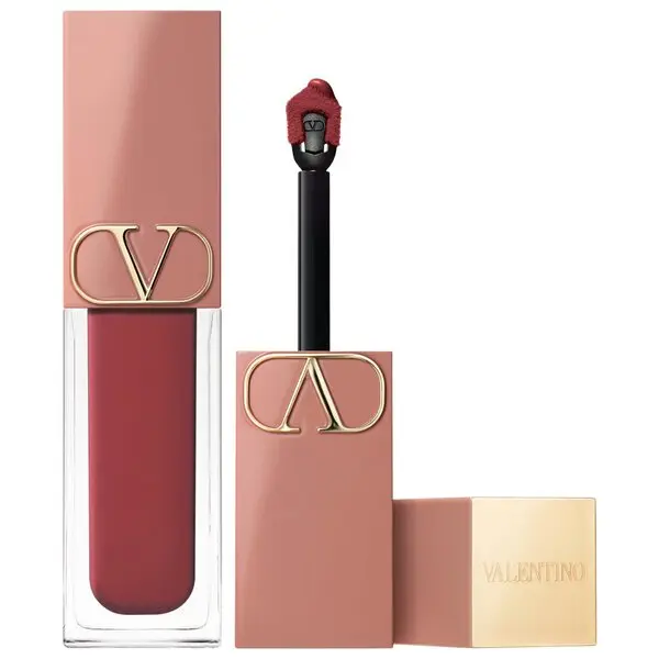 Valentino Garavani Liquirosso 2 In 1 Soft Matte Liquid Lipstick & Blush - 500r - Plum It Up