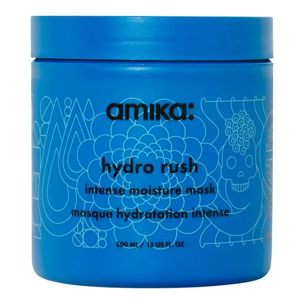 AMIKA Hydro Rush Intense Moisture Hair Mask With Hyaluronic Acid - One-color