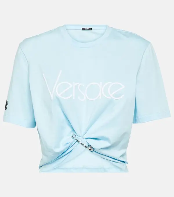 Versace 1978 Re-edition Logo Crop Top