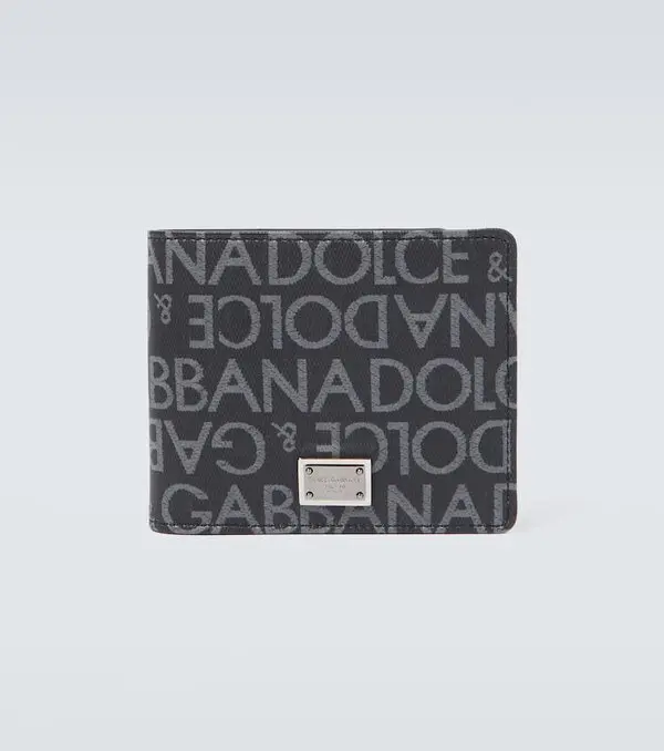 Dolce & Gabbana Logo Bifold Wallet - Grey