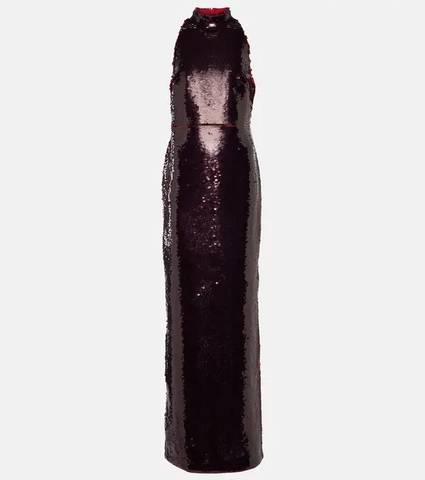 Safiyaa Viba Sequined Gown
