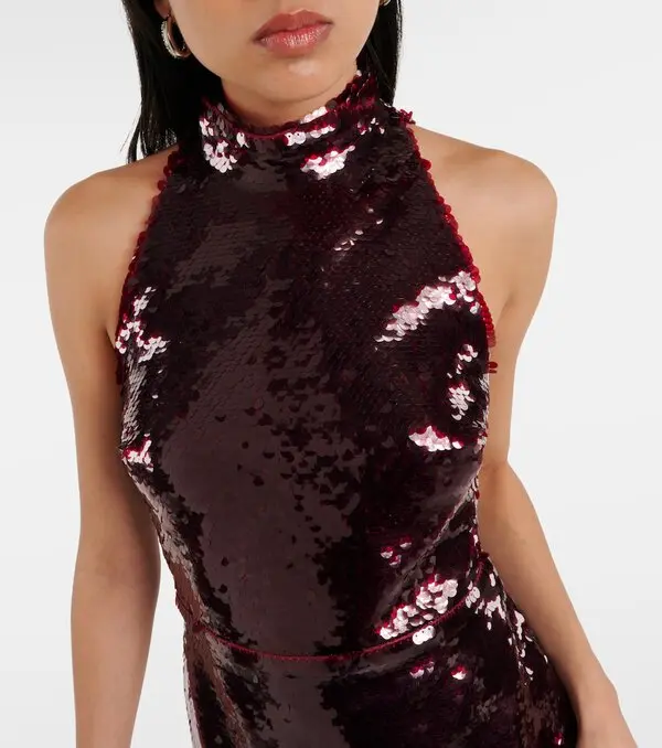 Safiyaa Viba Sequined Gown