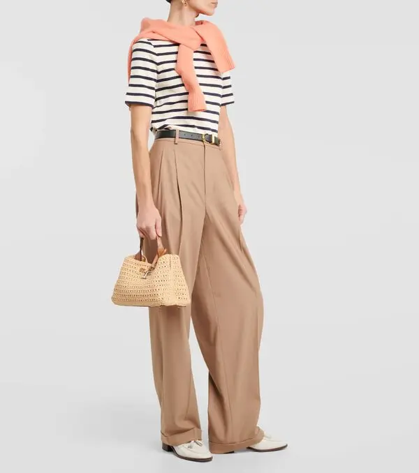TOD'S Apa Micro Raffia Tote Bag