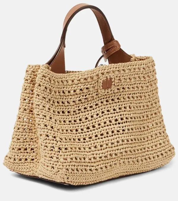 TOD'S Apa Micro Raffia Tote Bag