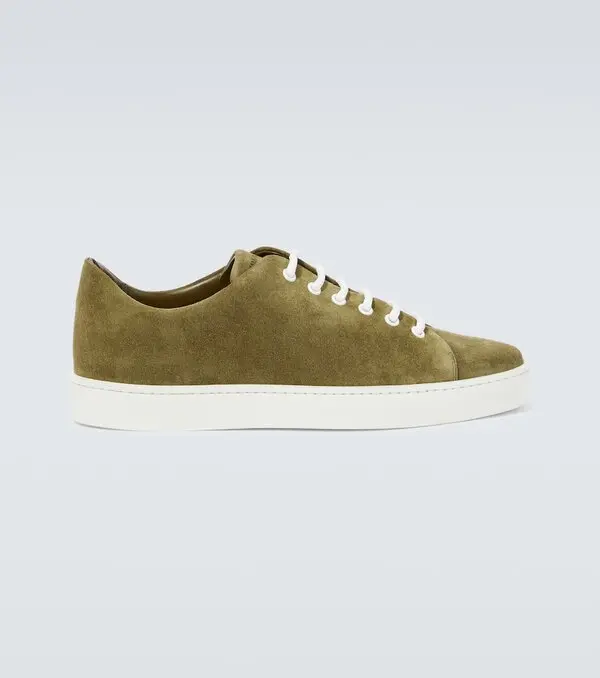 Manolo Blahnik Semanado Lace-up Sneakers - Green
