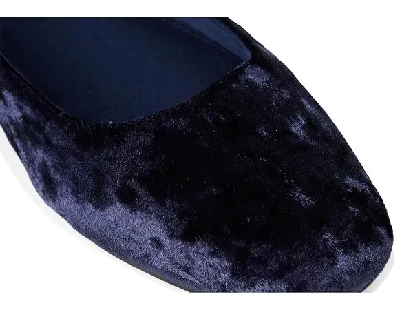 Toms Briella Flat Shoes With Square Toe And Metallic Detailing