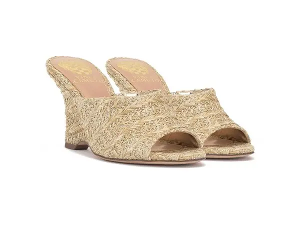 Vince Camuto Vilty Wedge Sandals - Neutral
