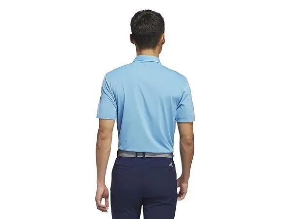 Adidas Ultimate365 Solid Golf Polo Shirt Clothing Collegiate - Blue