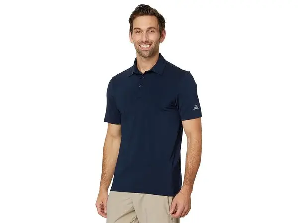 Adidas Ultimate365 Solid Golf Polo Shirt Clothing Collegiate - Navy