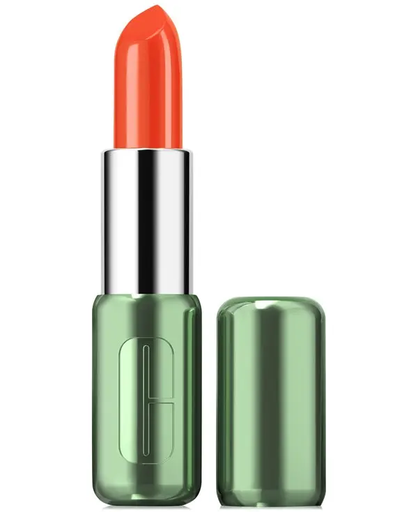 CLINIQUE Pop Longwear Shine Lipstick - Flame Pop