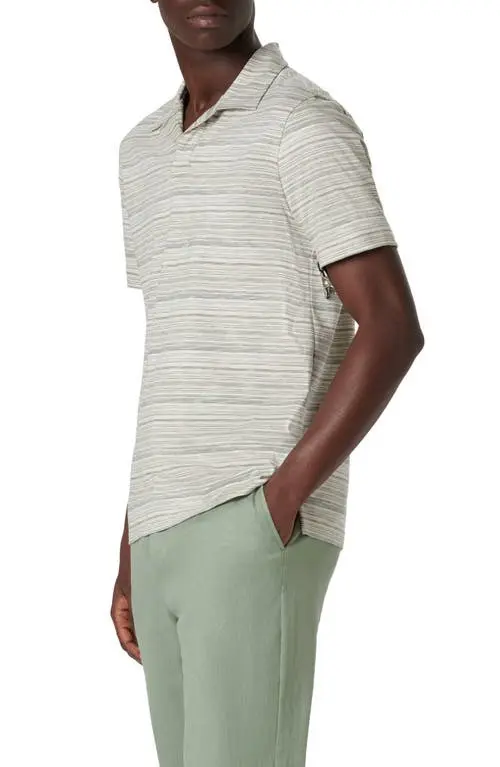 Bugatchi Johnny Collar Polo - Khaki