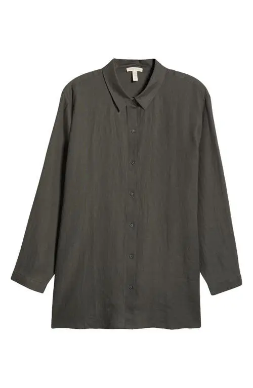 Eileen Fisher Organic Linen Button-up Shirt