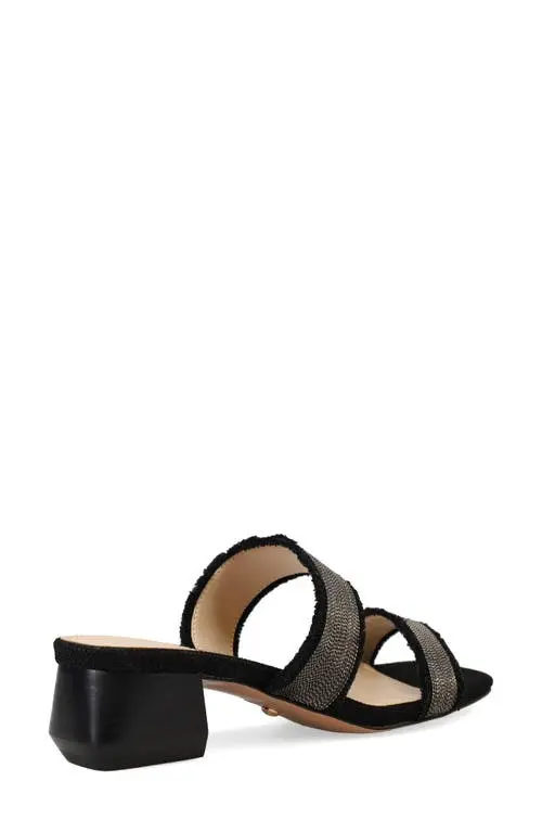 Pelle Moda Iona Strappy Sandals - Black