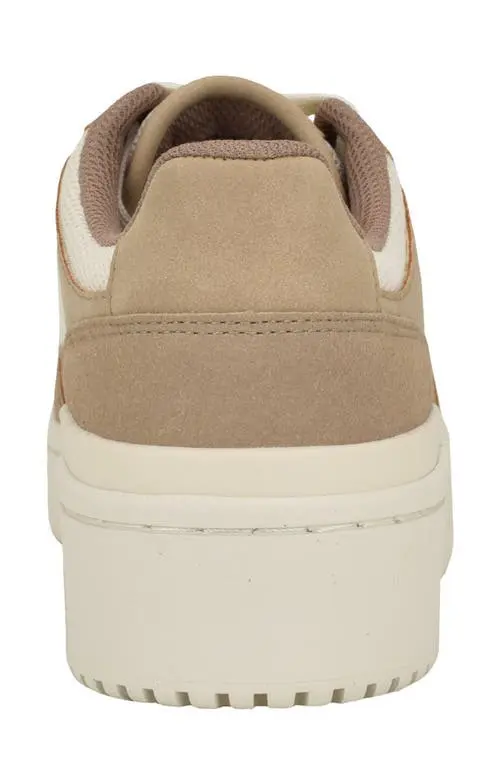 Calvin Klein Alondra Platform Sneakers - Light Natural