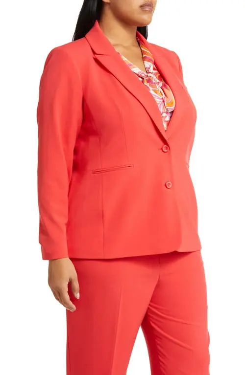 TAHARI ASL Striped Lining Blazer