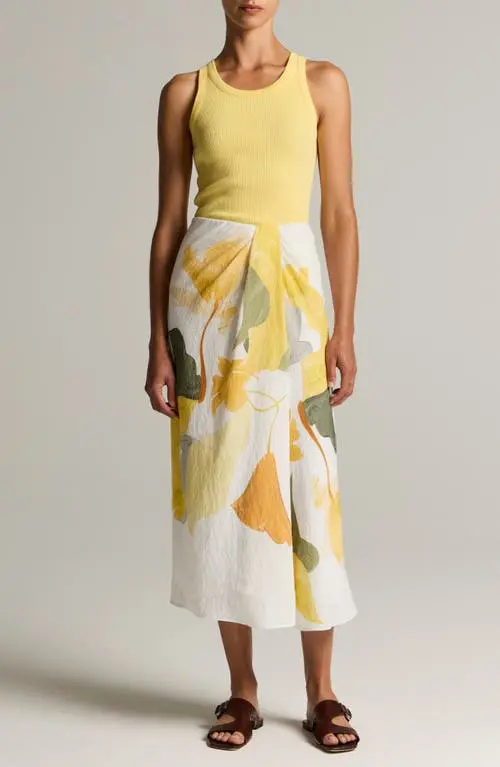 Vince Scoop Neck Rib Tank - Limone