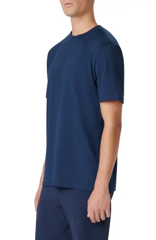 Bugatchi Crewneck Performance T-shirt - Navy