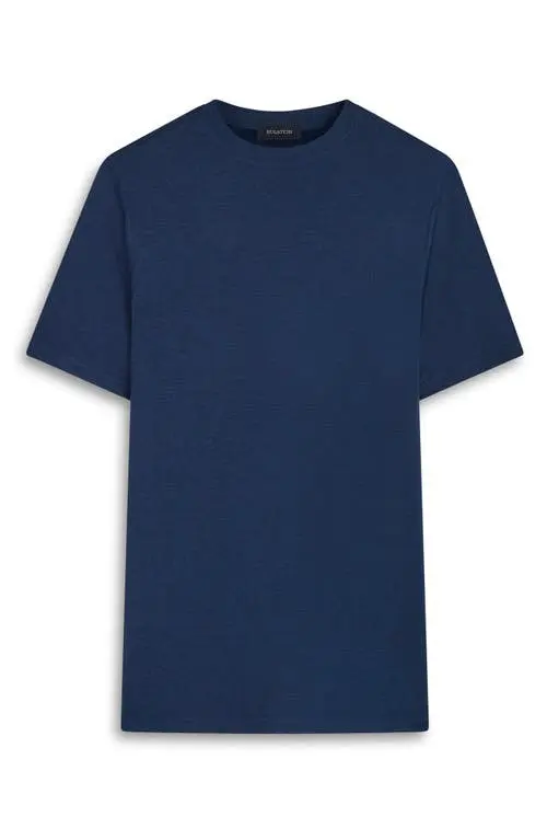 Bugatchi Crewneck Performance T-shirt - Navy