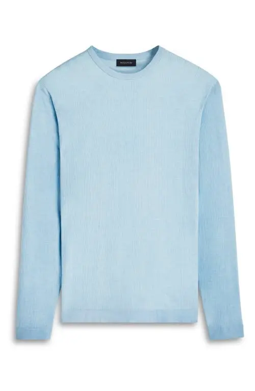 Bugatchi Cotton & Silk Crewneck Sweater