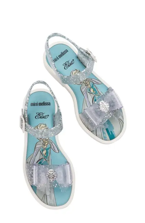 Melissa X Disney Mar Jelly Sandal - Clear Glit