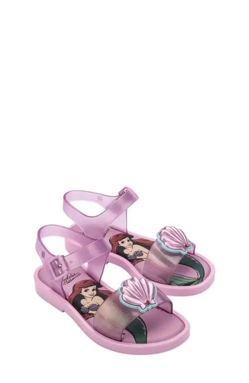 Melissa X Disney Mar Jelly Sandal - Pink Glitt