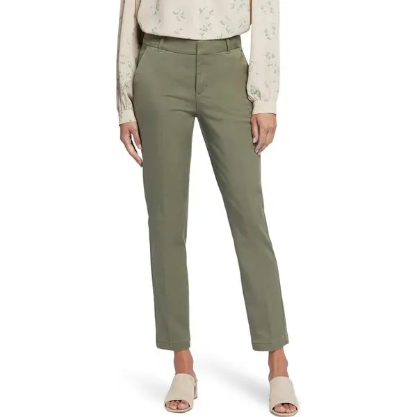 NYDJ Sadie Slim Trousers - Avocado