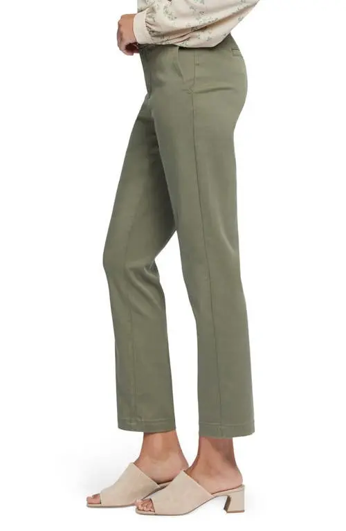 NYDJ Sadie Slim Trousers - Avocado