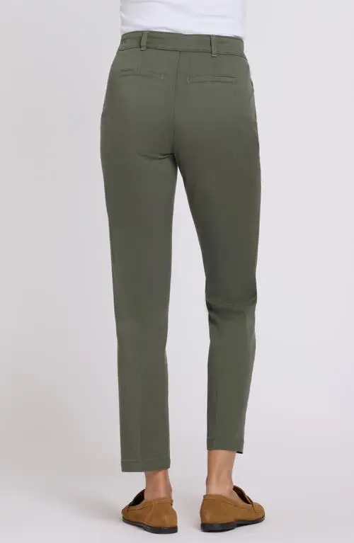 NYDJ Sadie Slim Trousers - Desert Green