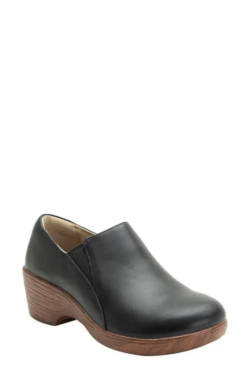 ALEGRIA BY PG LITE Wedge Heel Clogs - Coal