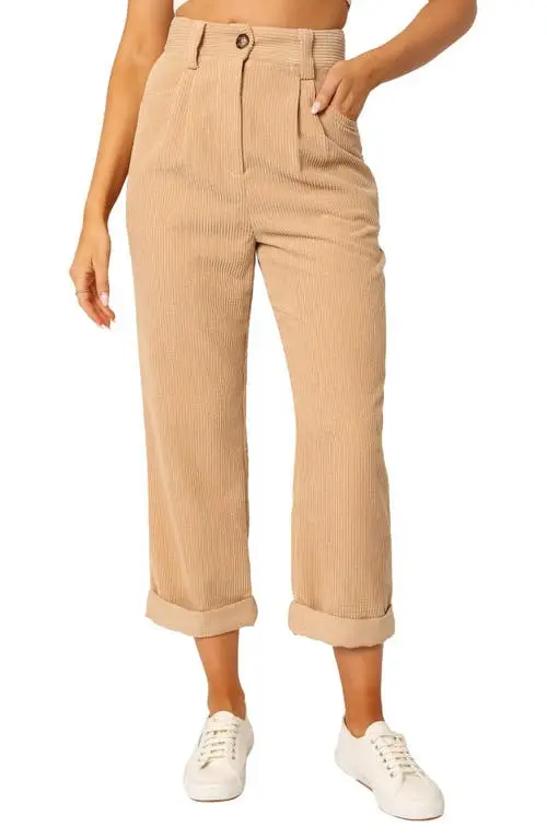 PETAL & PUP Talaren Cuffed Corduroy Pants